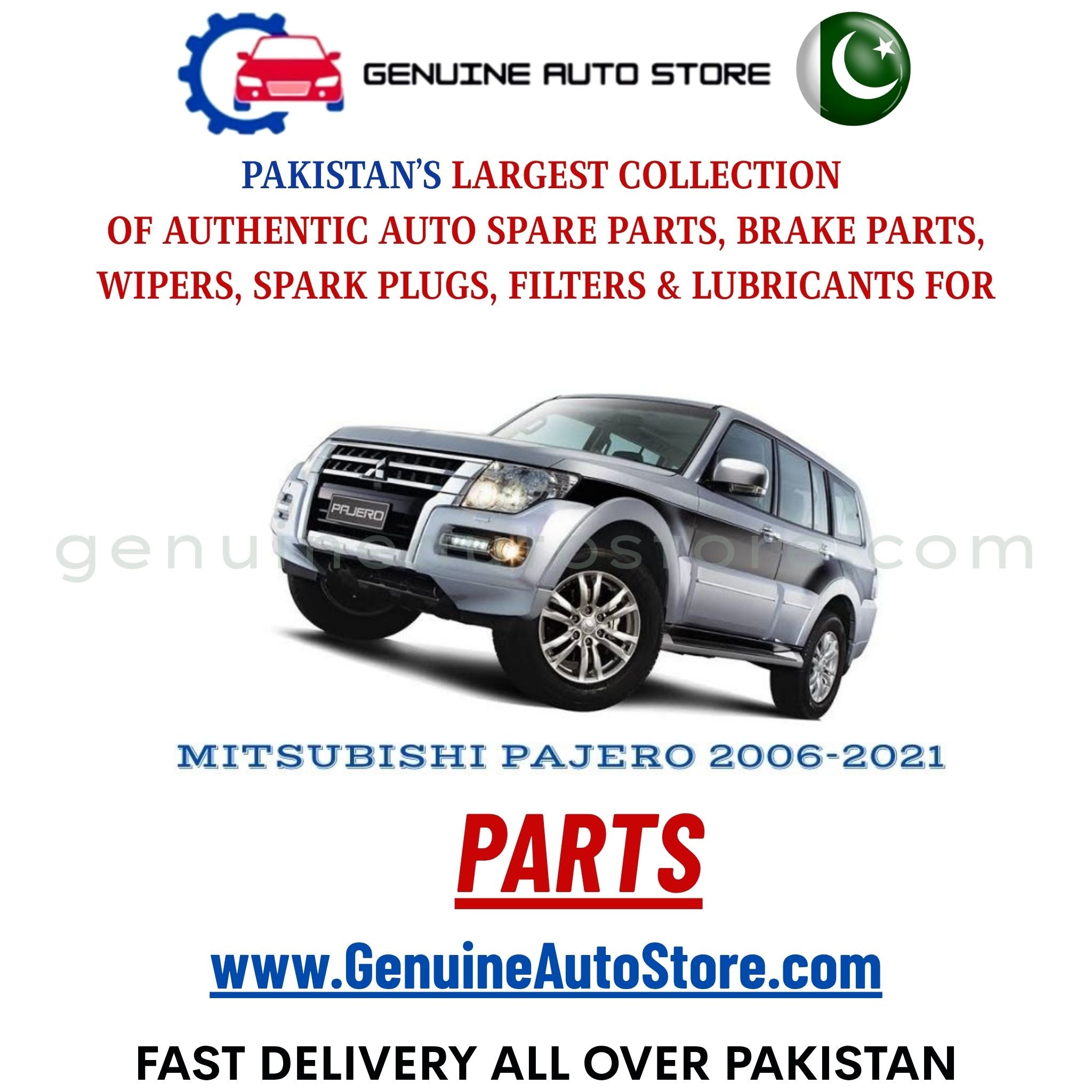 Buy Original MITSUBISHI PAJERO 2006-2021 Parts in Pakistan – Genuine ...