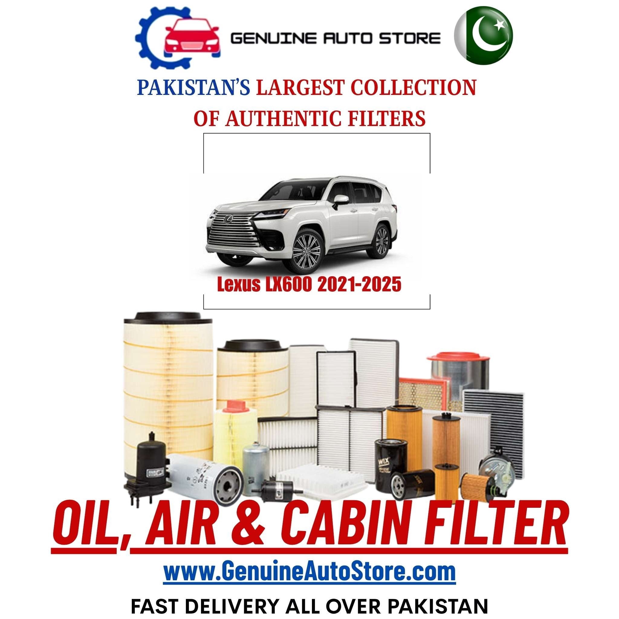 Buy Authentic Lexus LX600 2021–2025 Filters in Pakistan – Genuine Auto ...