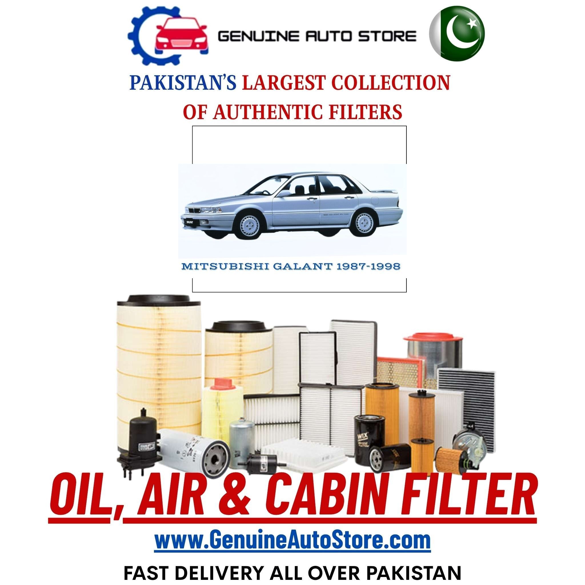 Buy Authentic MITSUBISHI GALANT 1987–1998 Filters in Pakistan – Genuine ...