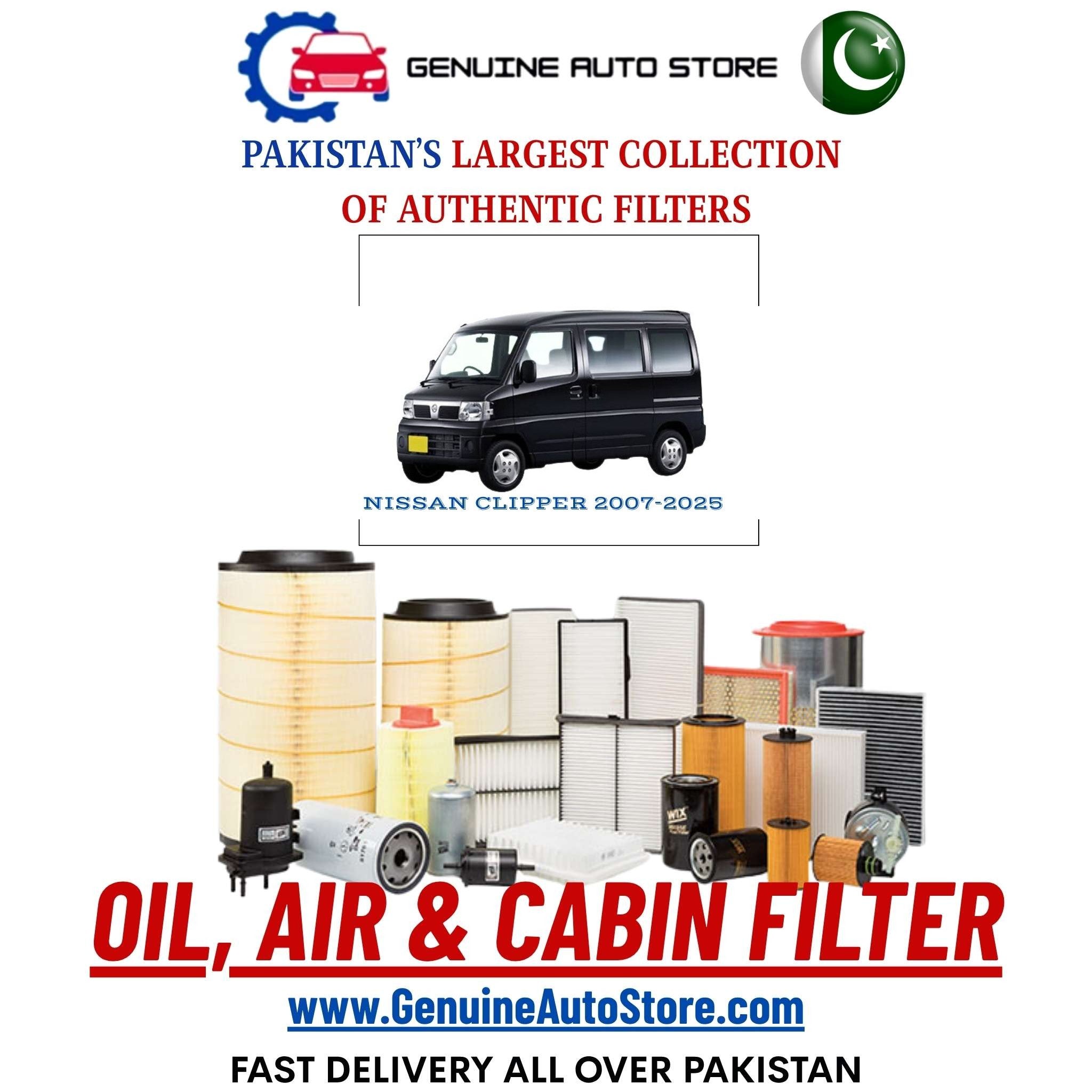 Buy Authentic NISSAN CLIPPER 2007–2025 Filters in Pakistan – Genuine ...