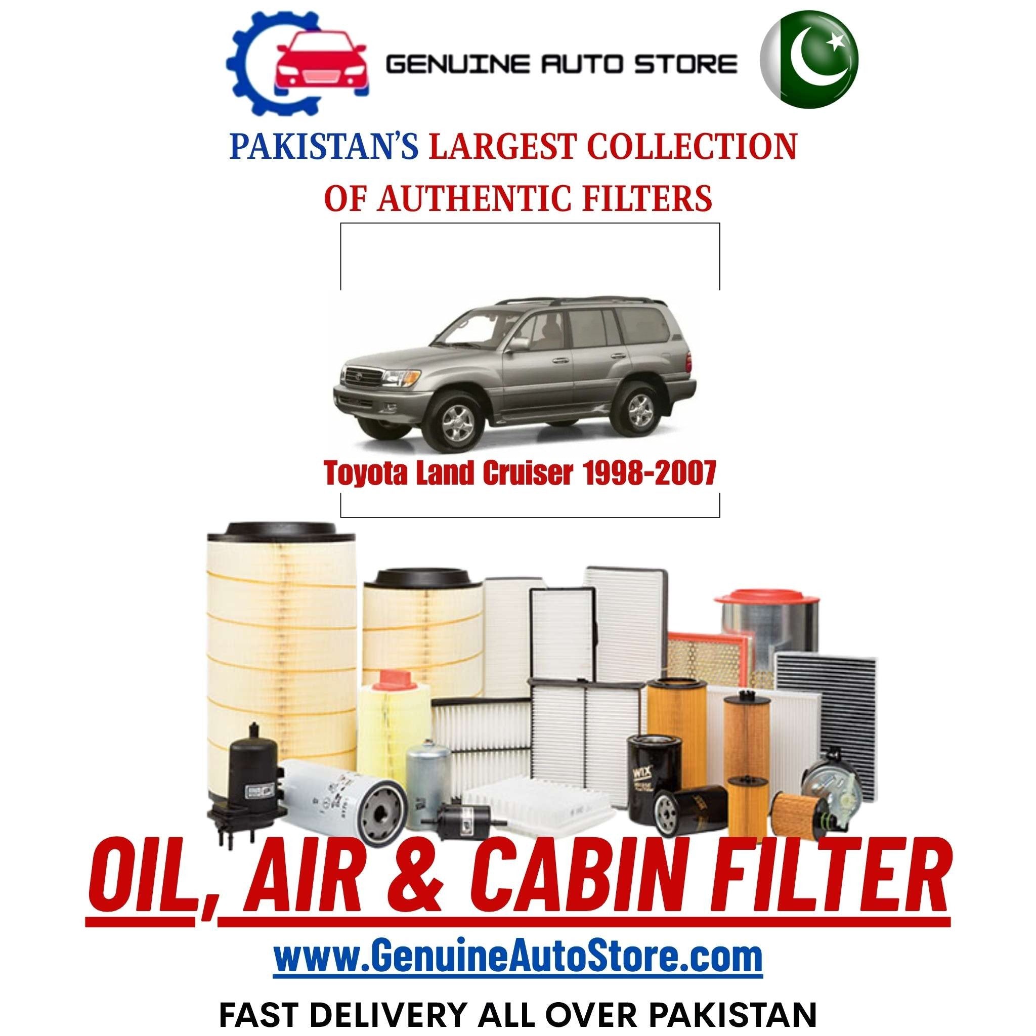 Buy Authentic Toyota Land Cruiser 1998–2007 Filters in Pakistan ...