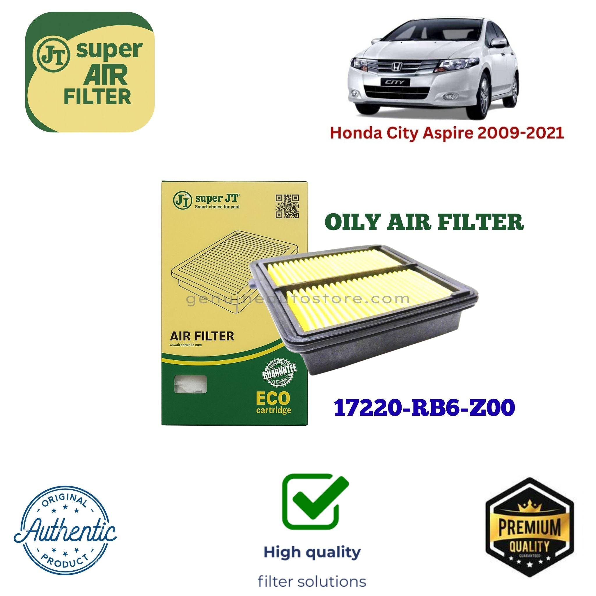 Buy Honda City Aspire 2009-2021 Air Filter 17220-RB6-Z00 in Pakistan ...