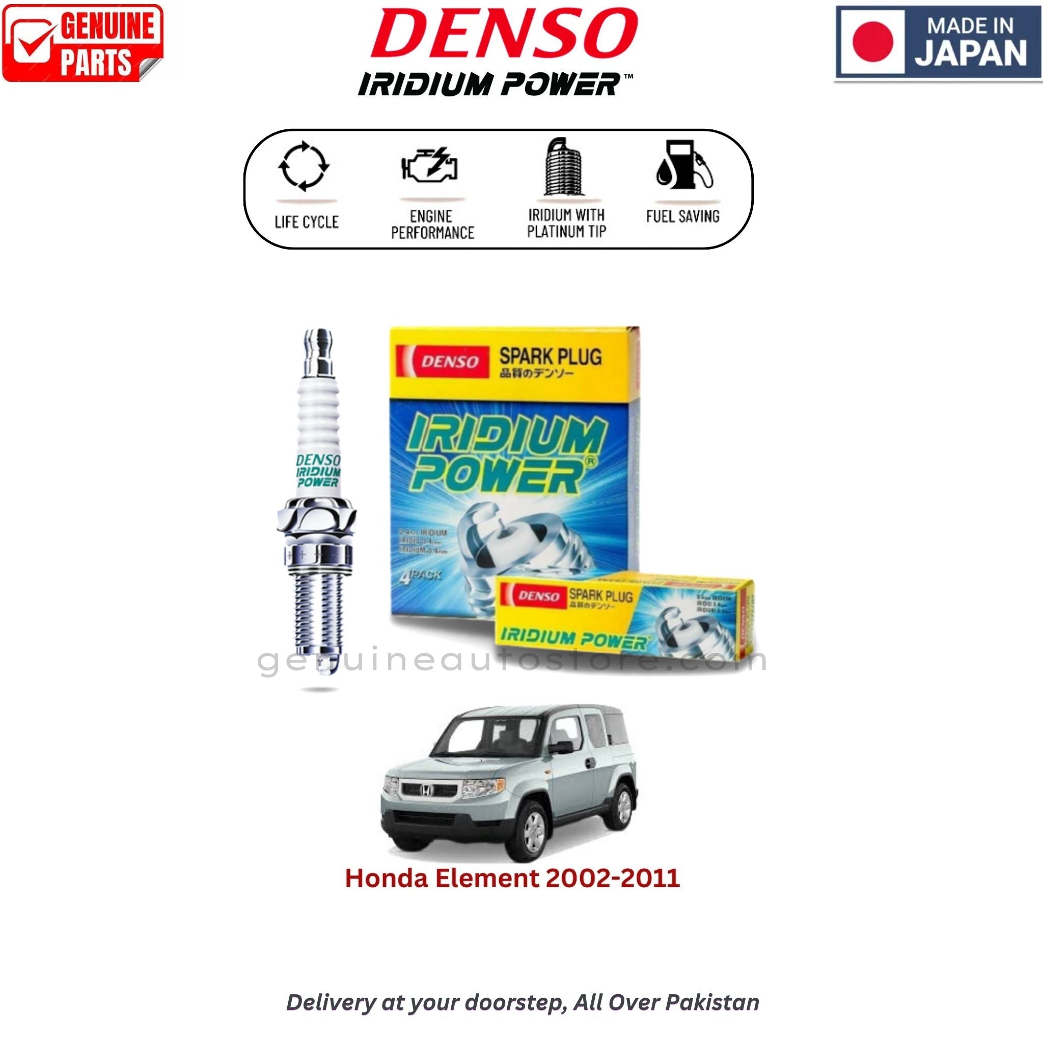 Buy Original Denso Iridium Spark Plugs for Honda Element 2002-2011 ...