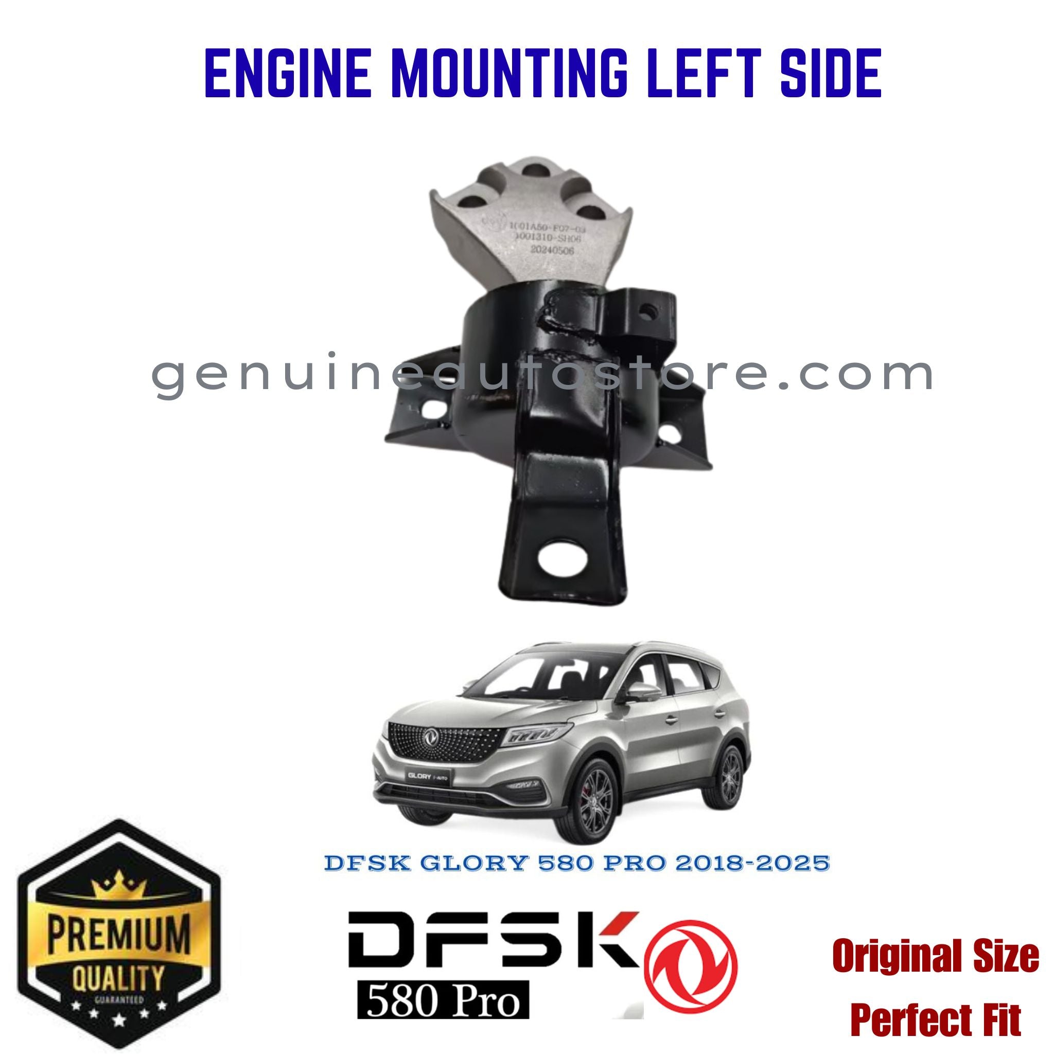 Buy Authentic DFSK GLORY 580 ENGINE MOUNT LEFT SIDE in Pakistan ...