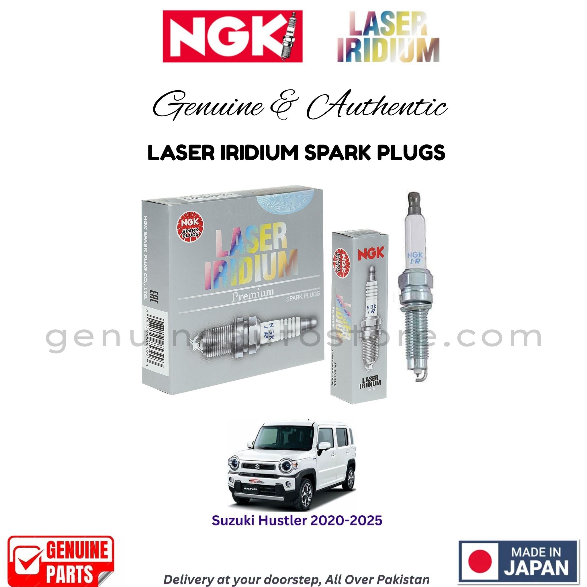 Buy NGK Laser Iridium Spark Plugs for Suzuki Hustler 2020-2025 ...