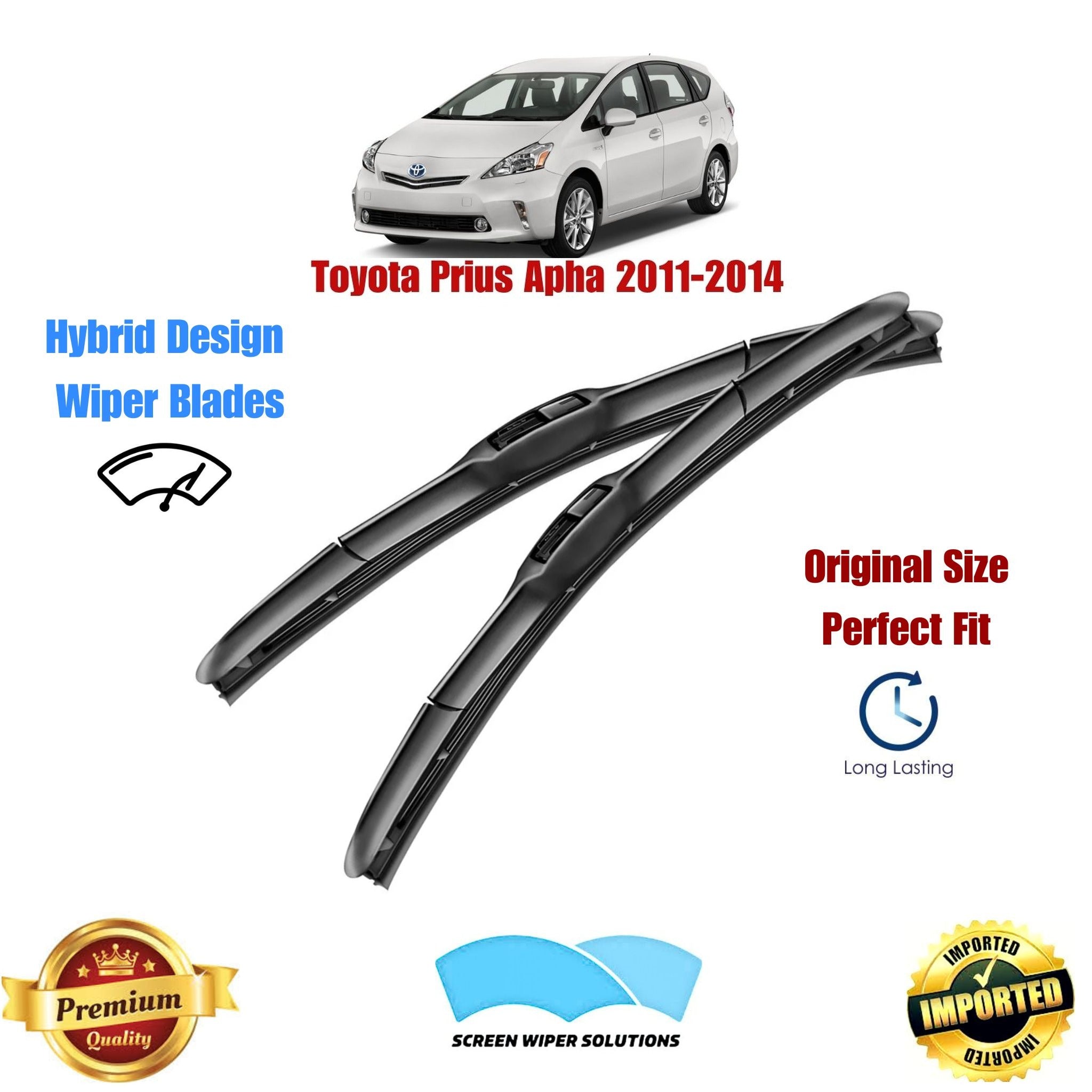 Buy High Quality Wipers for Toyota Prius Apha 2011-2014 in Pakistan ...